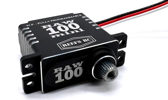 REEFS135 RAW 100 MINI BLACK SERVO – Five Star Hobbies