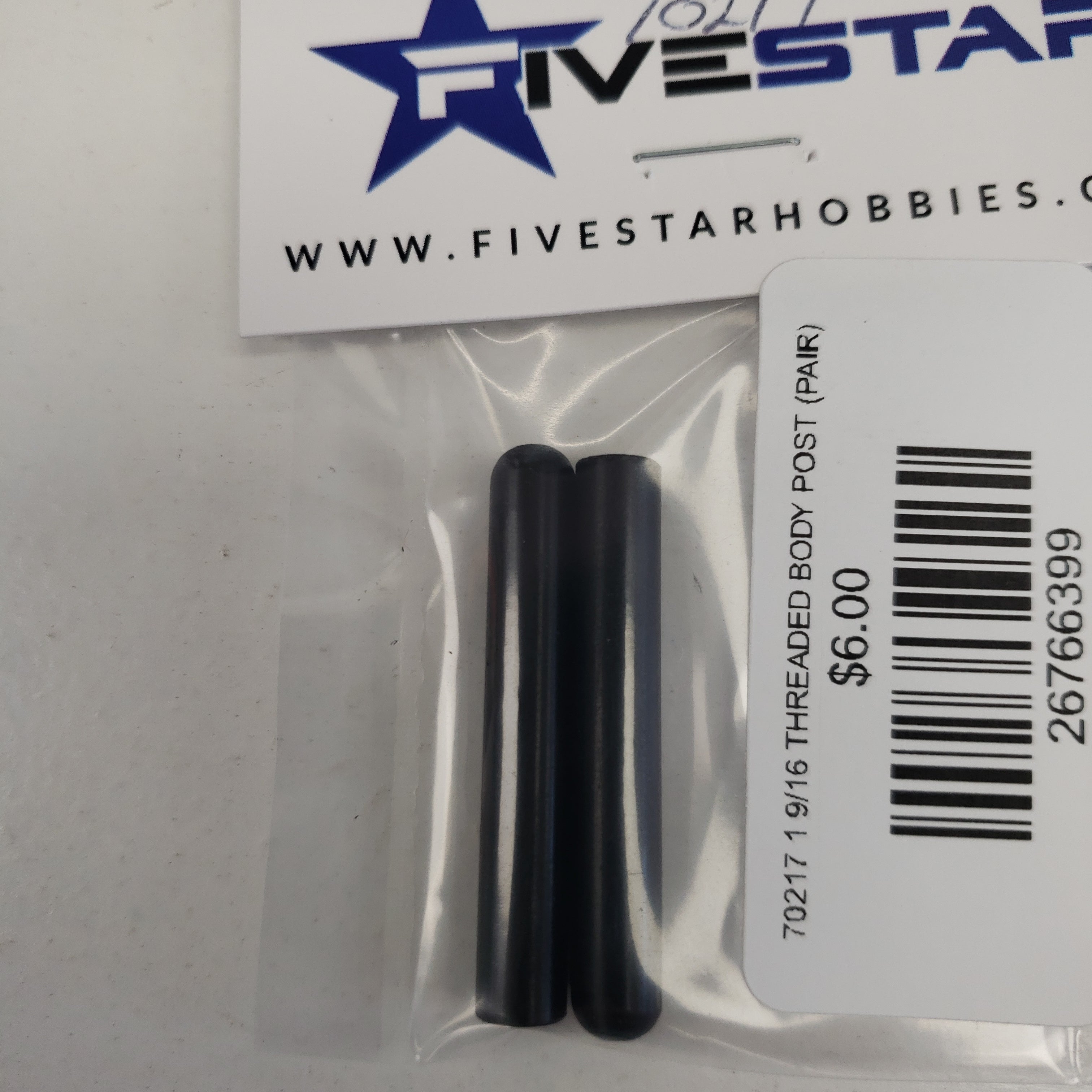70217 1 9/16 THREADED BODY POST (PAIR) – Five Star Hobbies