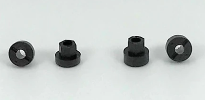 1RC4003 Offset Wheel Hexes, 1/18 Mid, Spr, EDM, LM (4) – Five Star Hobbies