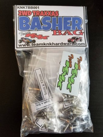 KNKTBB001 2WD TRAXXAS BASHER BAG HARDWARE – Five Star Hobbies