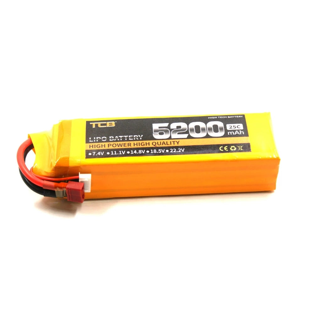TCB 5200MAH 25C 14.8V LIPO BATTERY – Five Star Hobbies