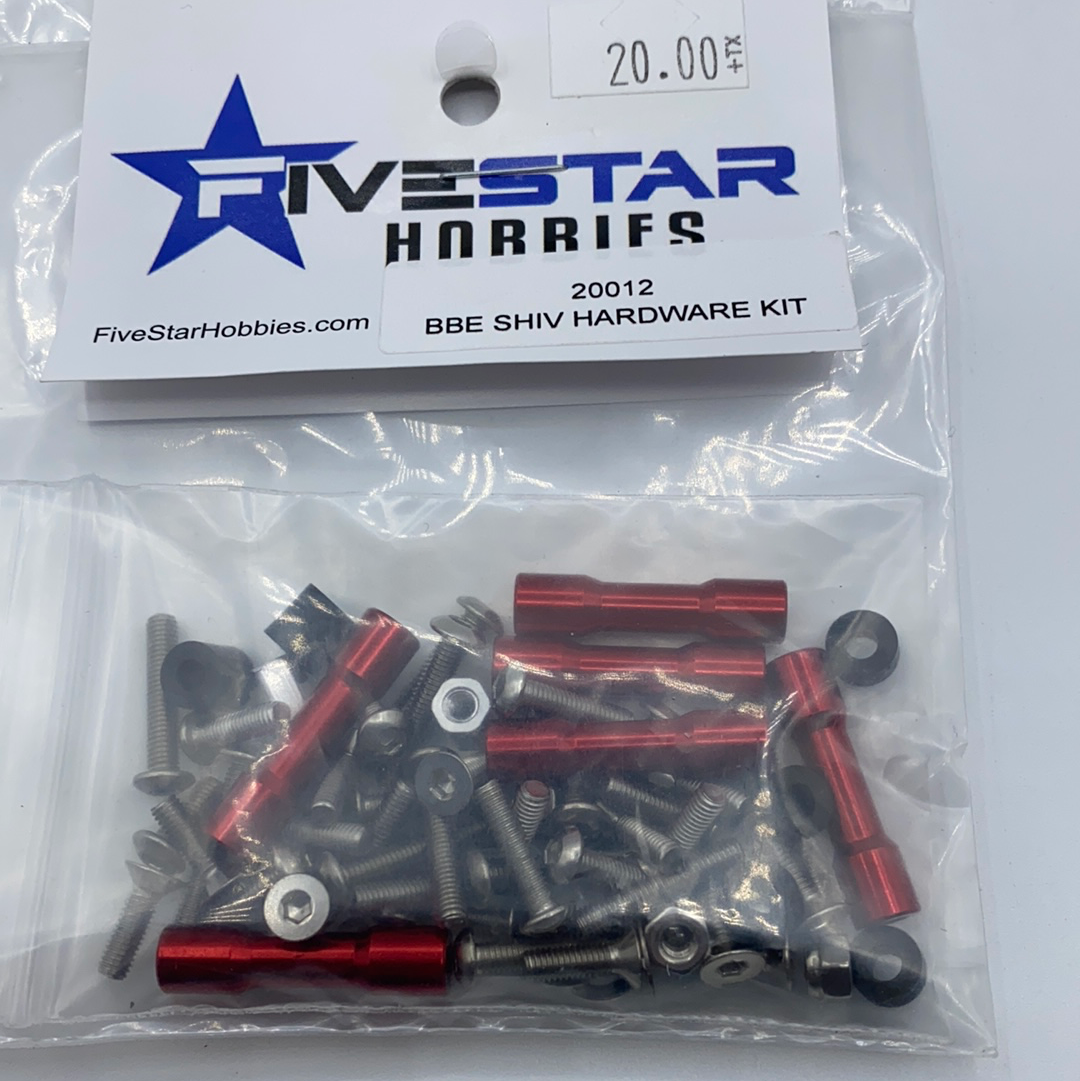 20012 BBE SHIVETTE HARDWARE KIT – Five Star Hobbies