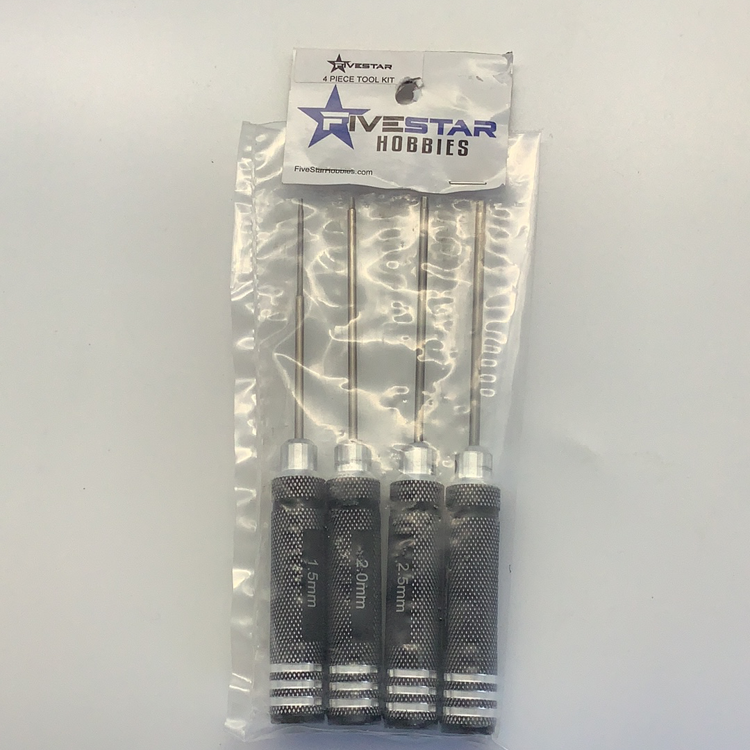 FIVESTAR HOBBIES 4 PIECE TOOL KIT – Five Star Hobbies